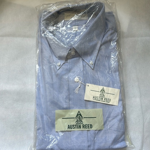 Austin Reed | Shirts | Vintage Never Been Opened Austin Reed Blue Long ...